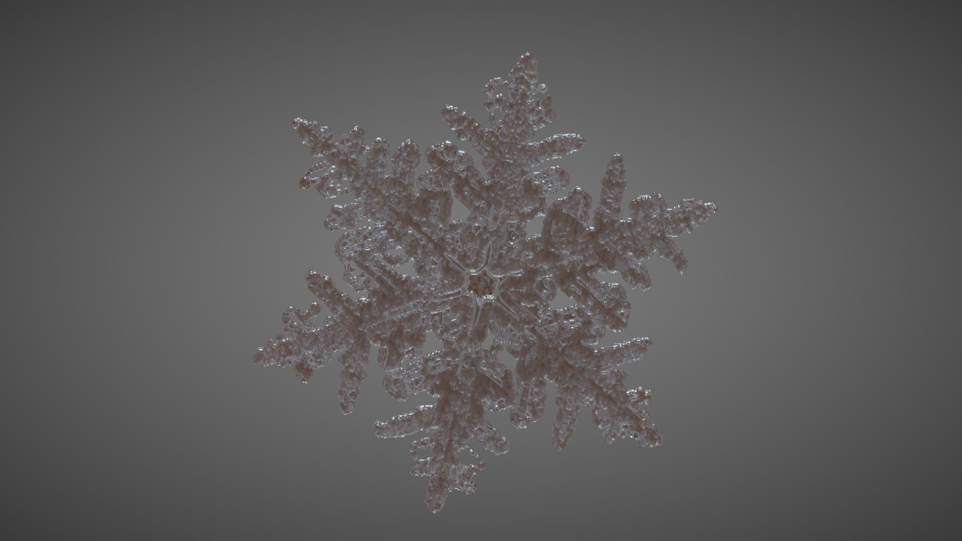 Snowflake Model - TurboSquid 2206701