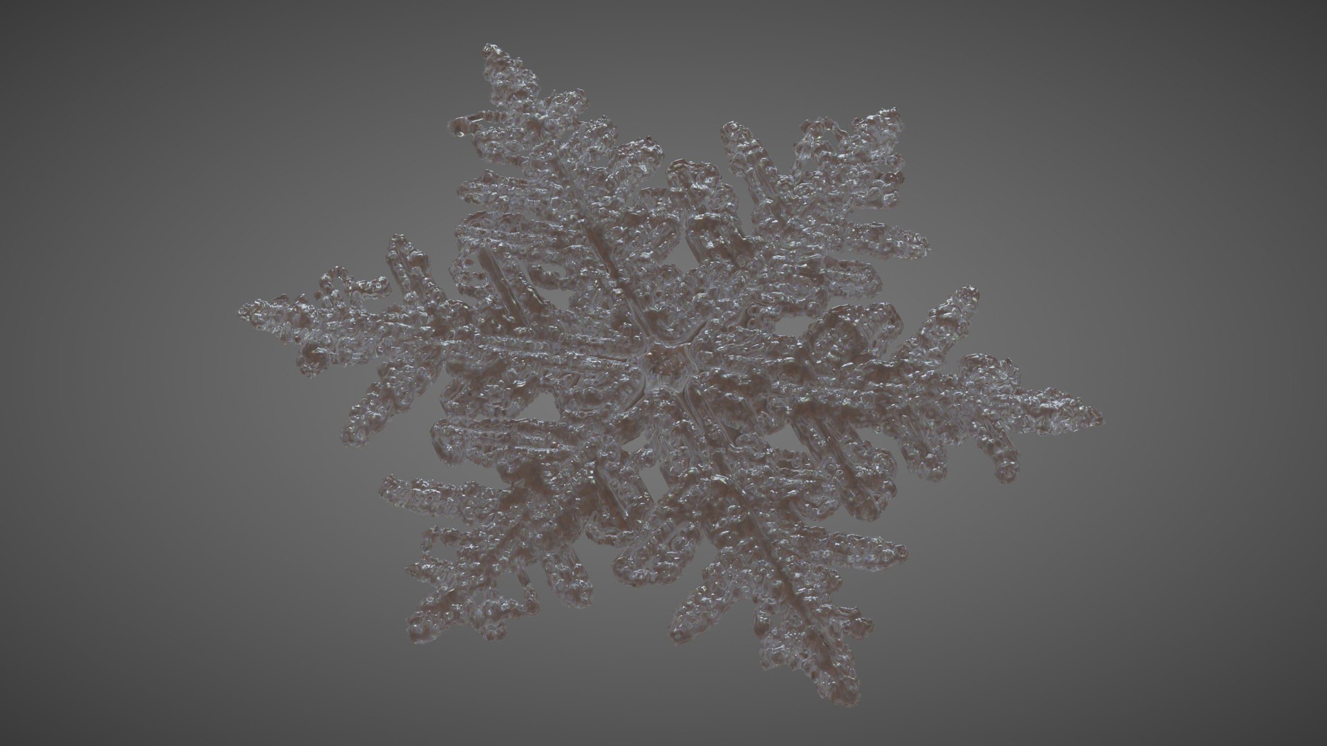 Snowflake Model - TurboSquid 2206701