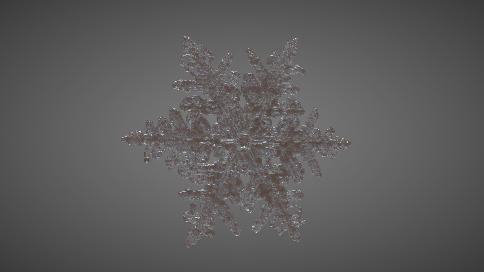 Snowflake Model - TurboSquid 2206701
