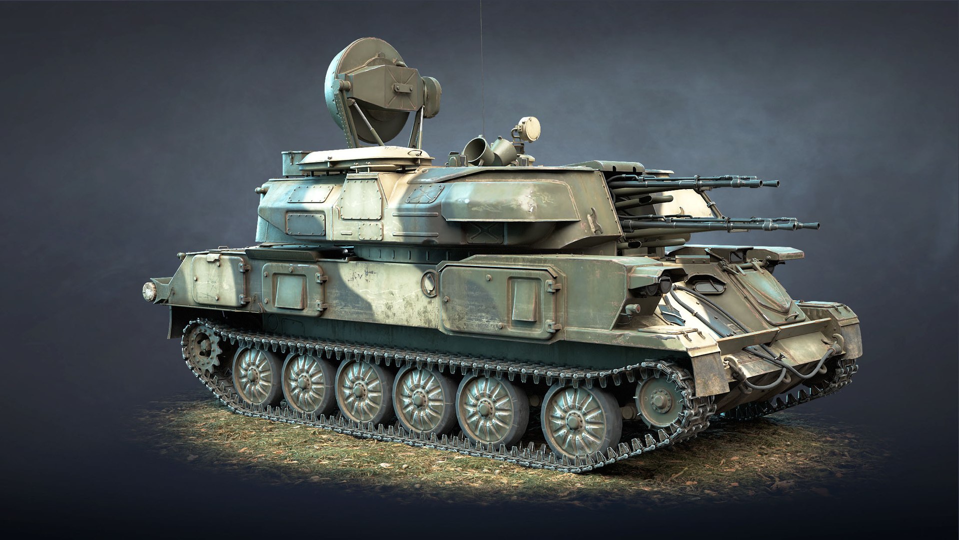 ZSU-23-4 Shilka Game Ready 3D Model - TurboSquid 2157138