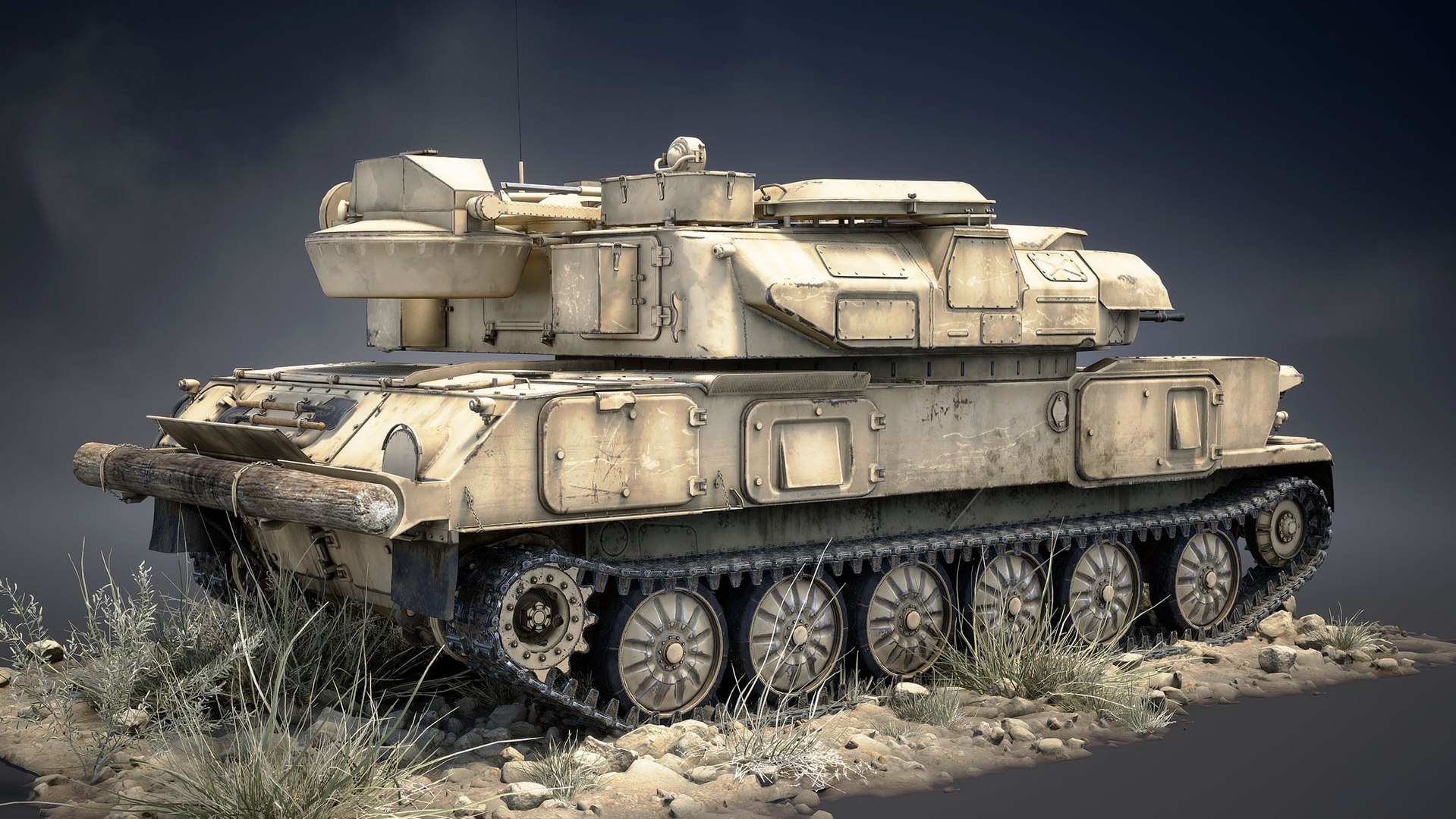 ZSU-23-4 Shilka Game Ready 3D Model - TurboSquid 2157138