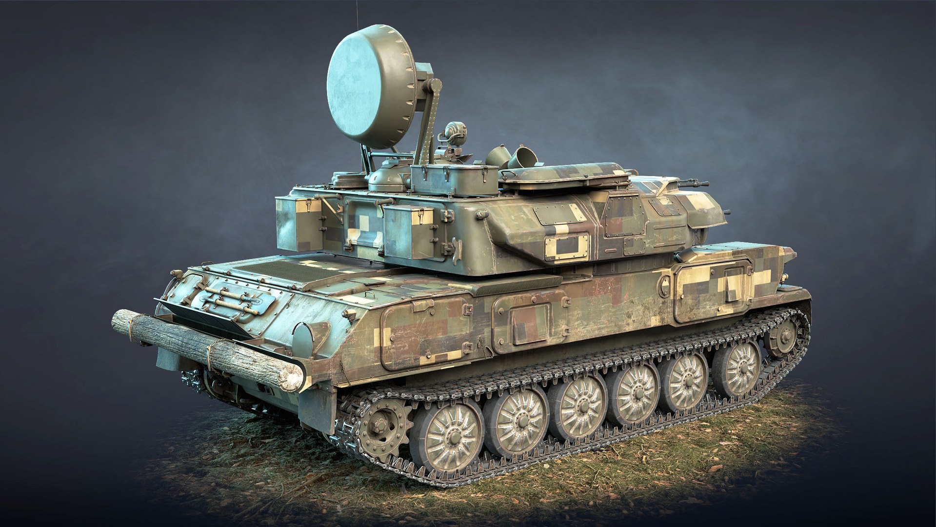 ZSU-23-4 Shilka Game Ready 3D Model - TurboSquid 2157138