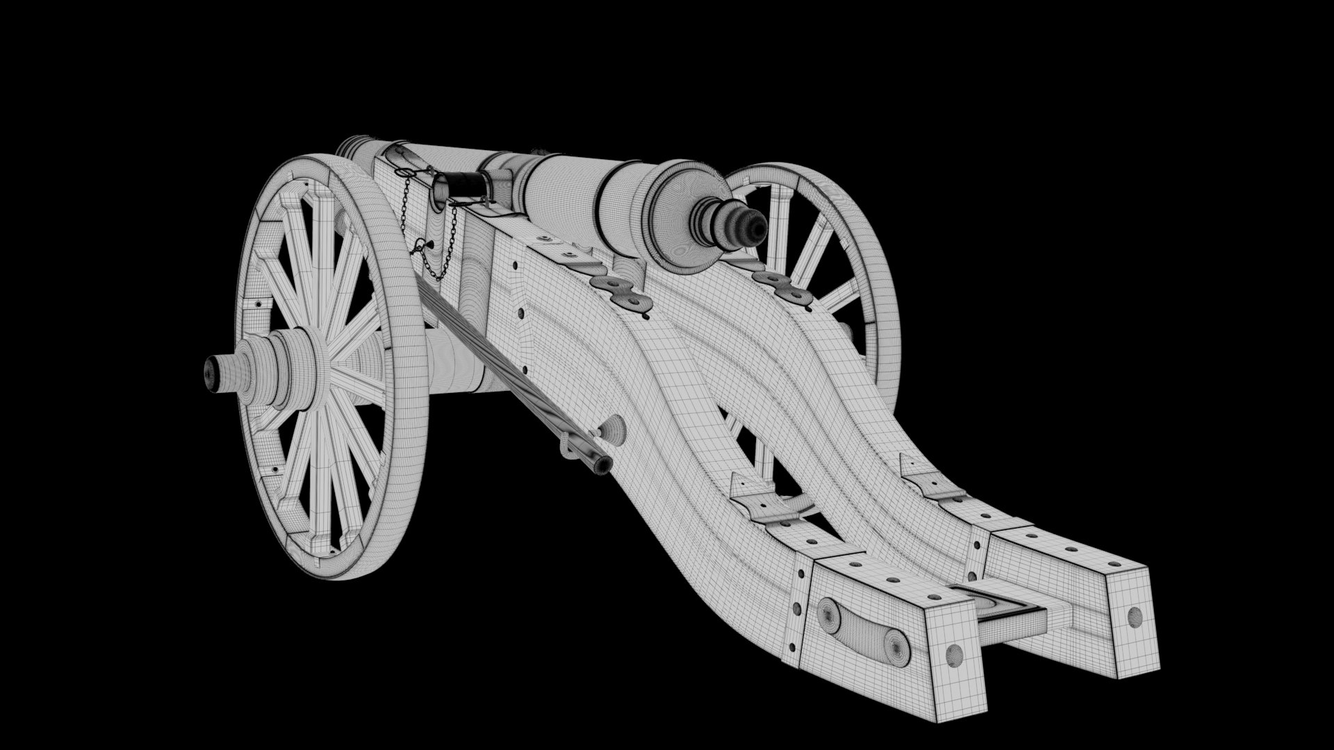3D model Field Cannon - TurboSquid 1896524