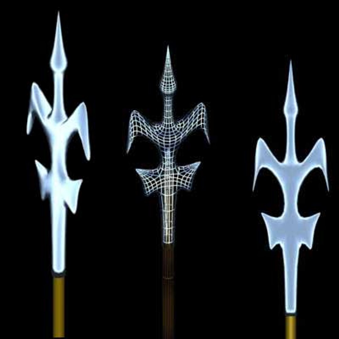 3d alebard halebard model