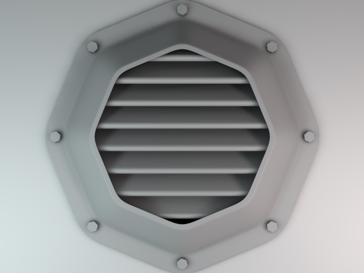 Octagonal Vent 3D Model - TurboSquid 1323207