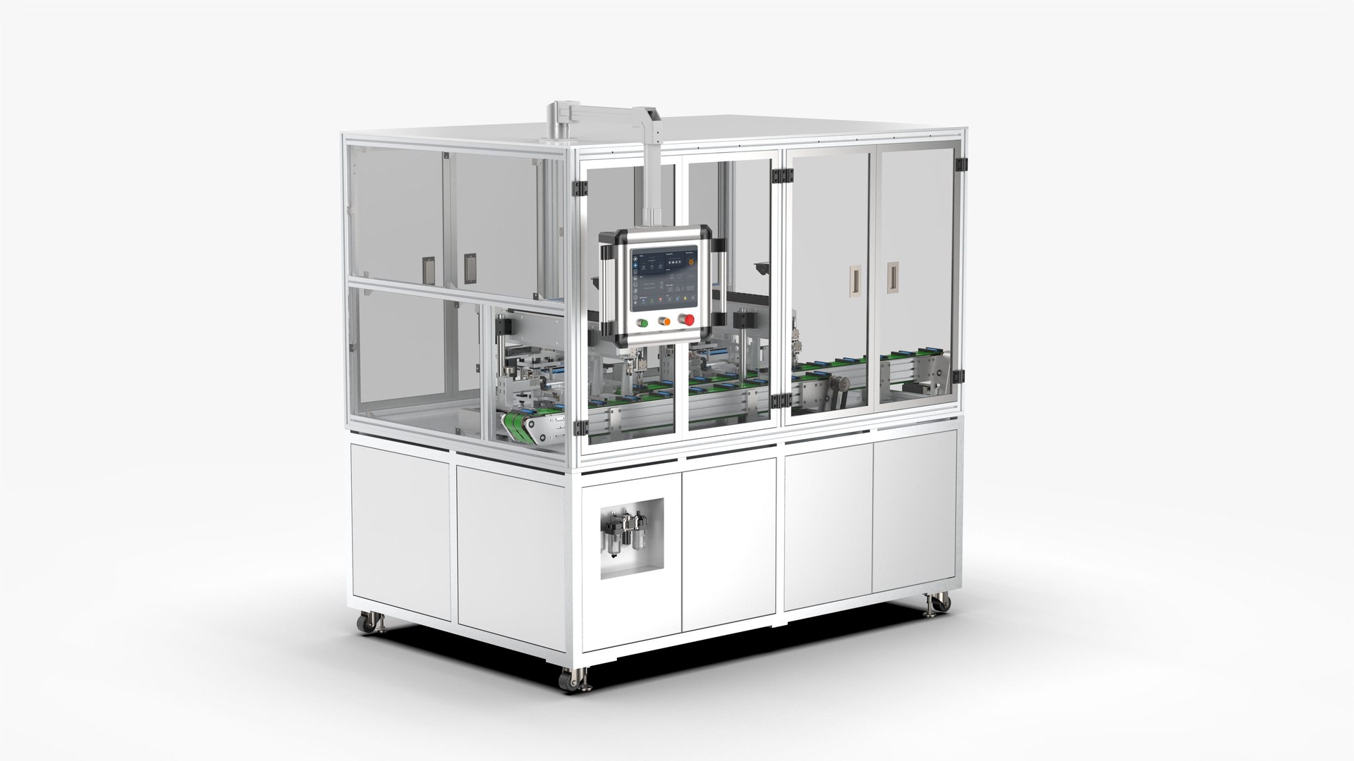 Automatic Small Square Battery Shelling Machine 3D Model - TurboSquid ...