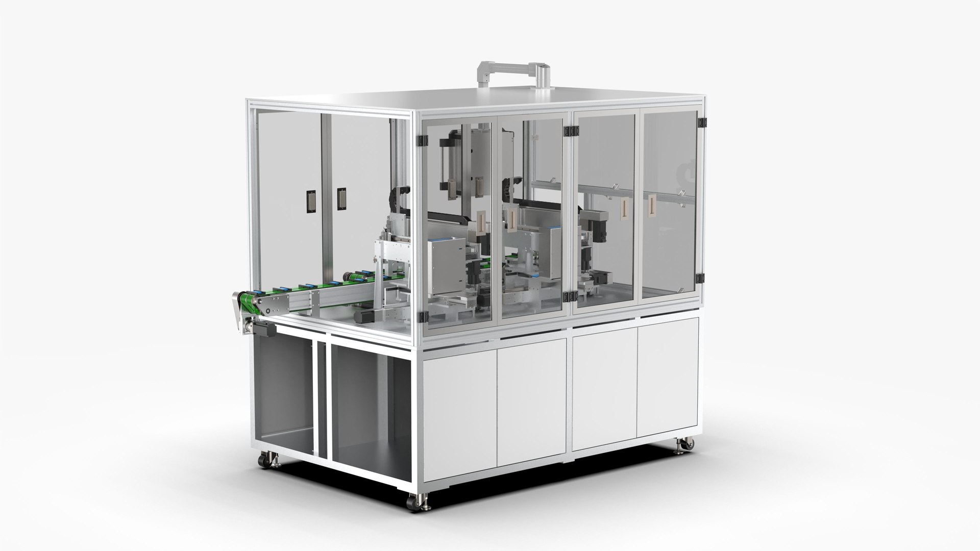Automatic Small Square Battery Shelling Machine 3D Model - TurboSquid ...