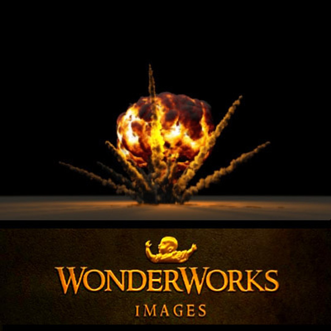 Explosion Afterburn Particle 3d Model