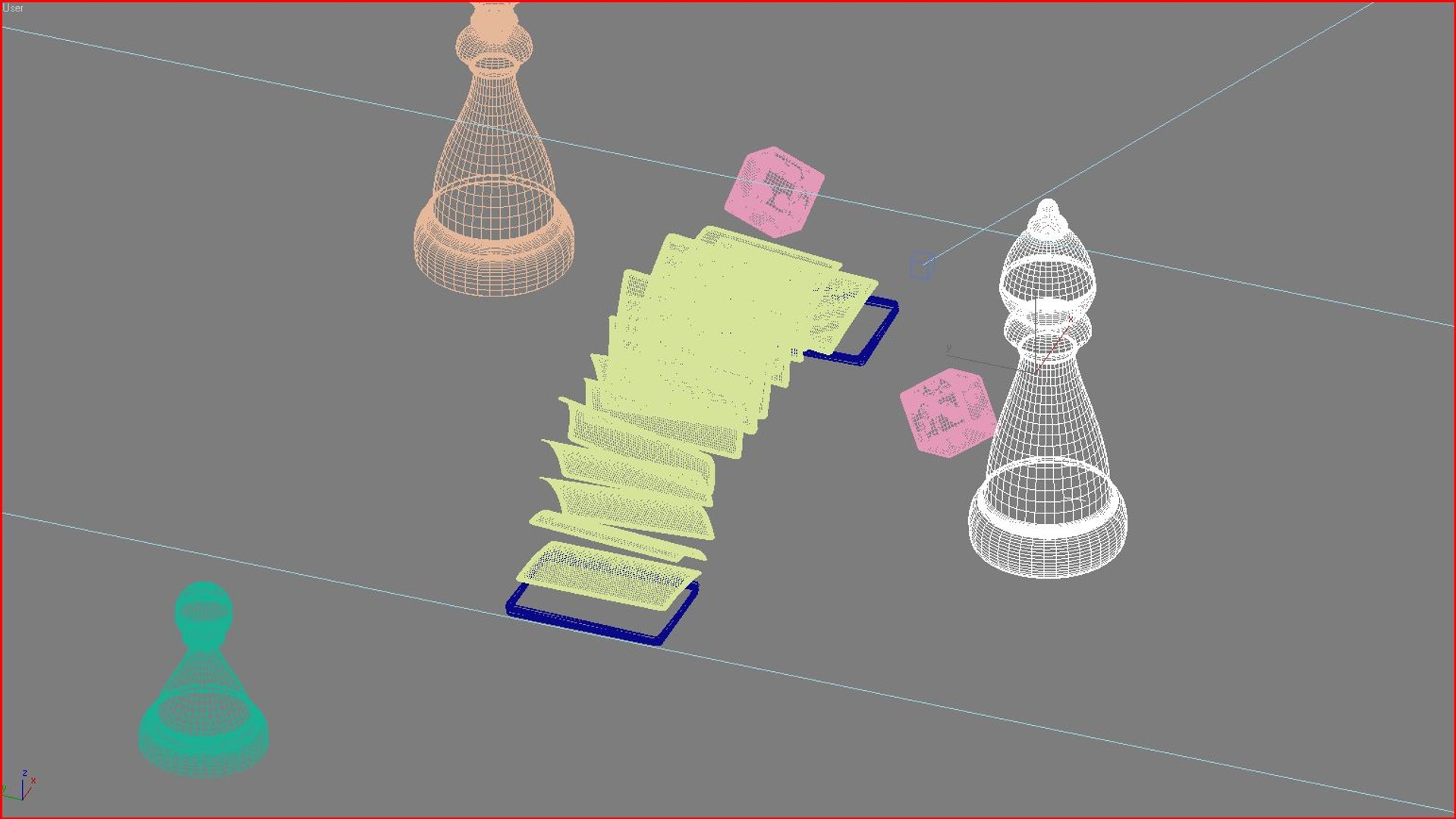 Games Cards Chess 3d Max