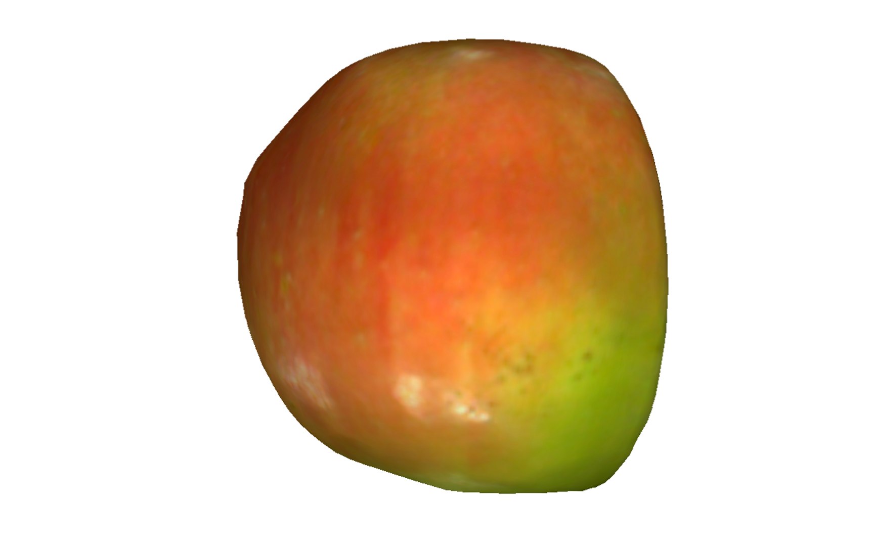 Half Apple 3D - TurboSquid 1630593