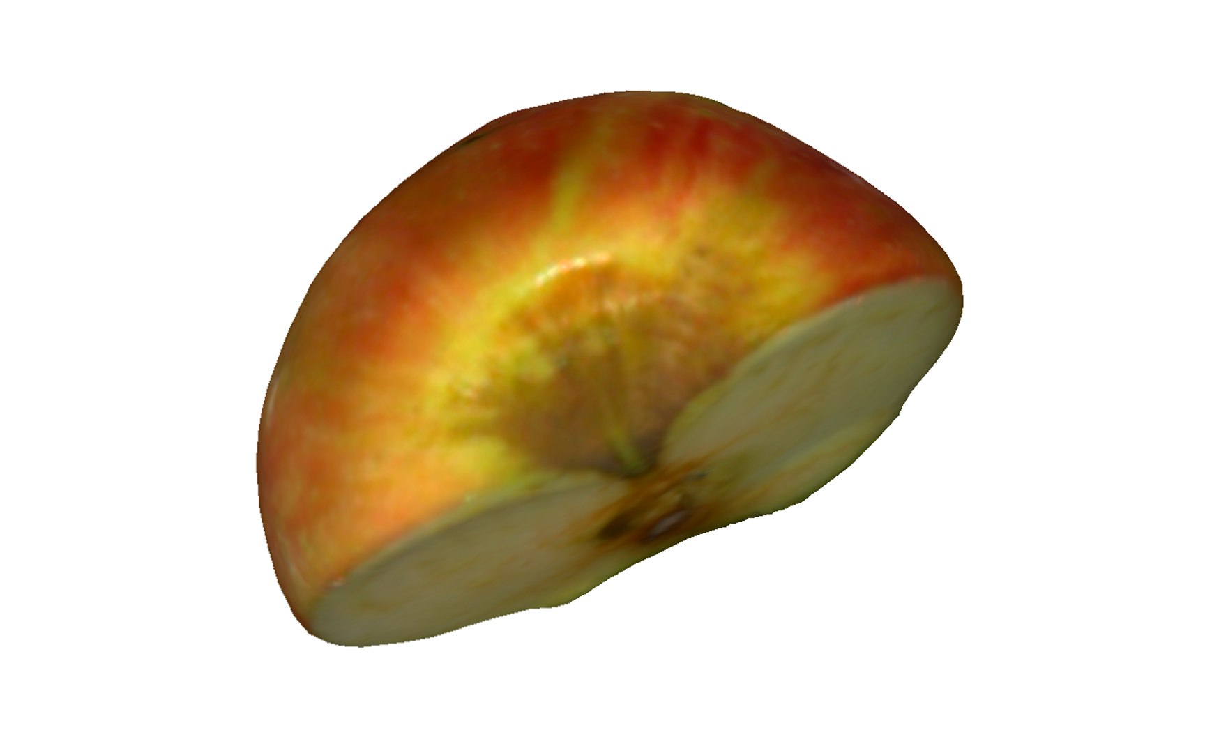 Half Apple 3D - TurboSquid 1630593