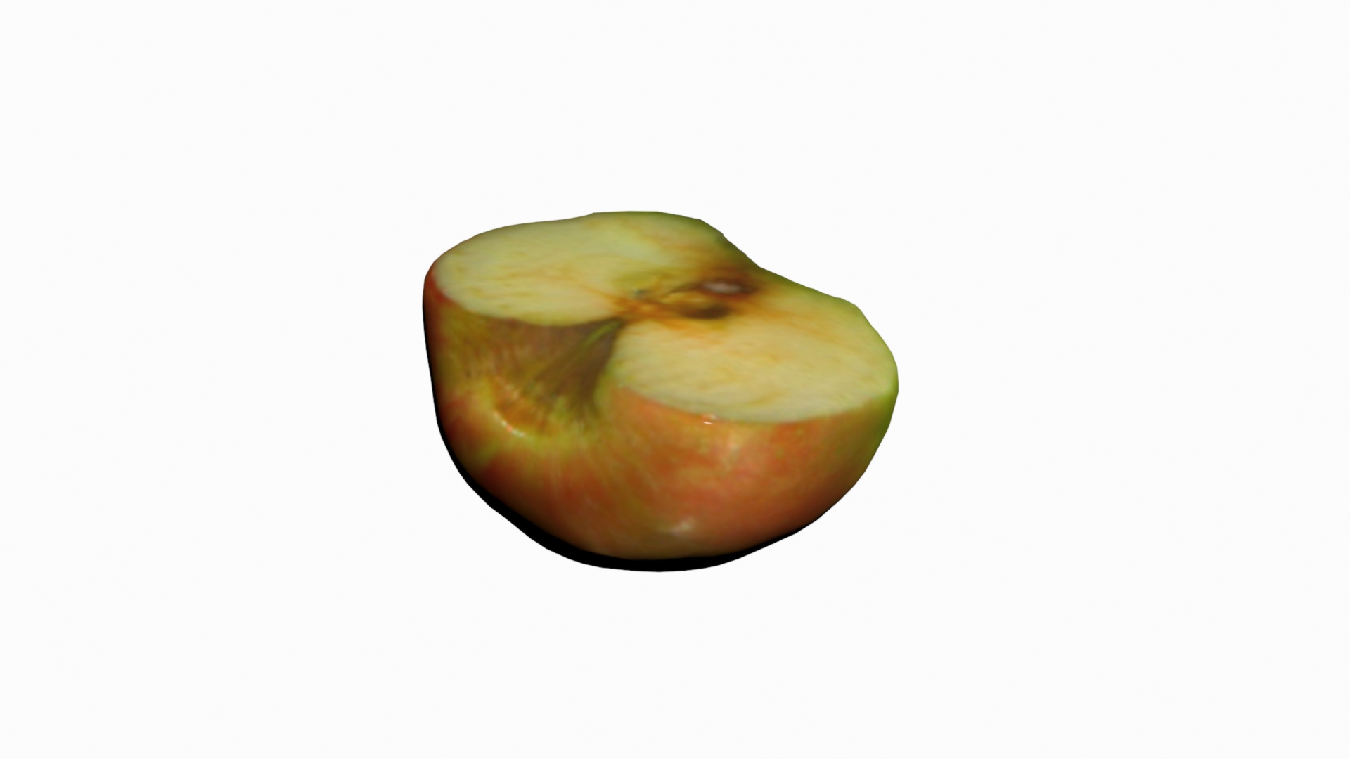 Half Apple 3D - TurboSquid 1630593