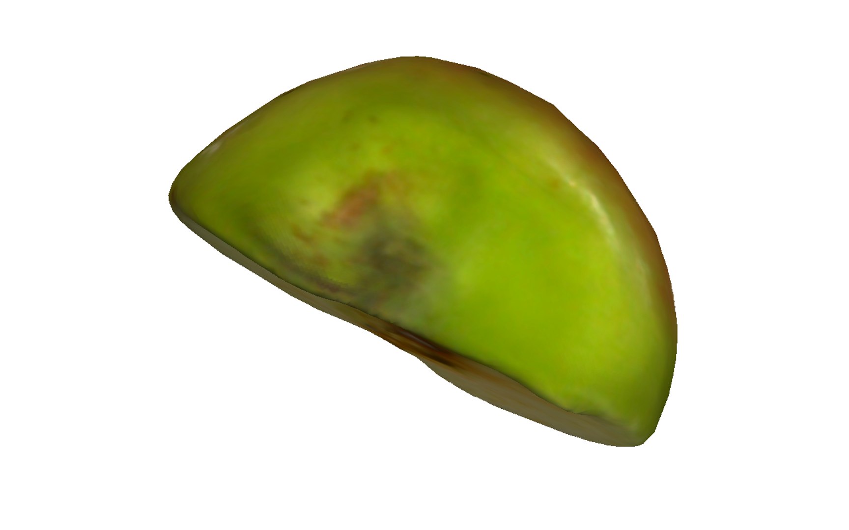 Half Apple 3D - TurboSquid 1630593