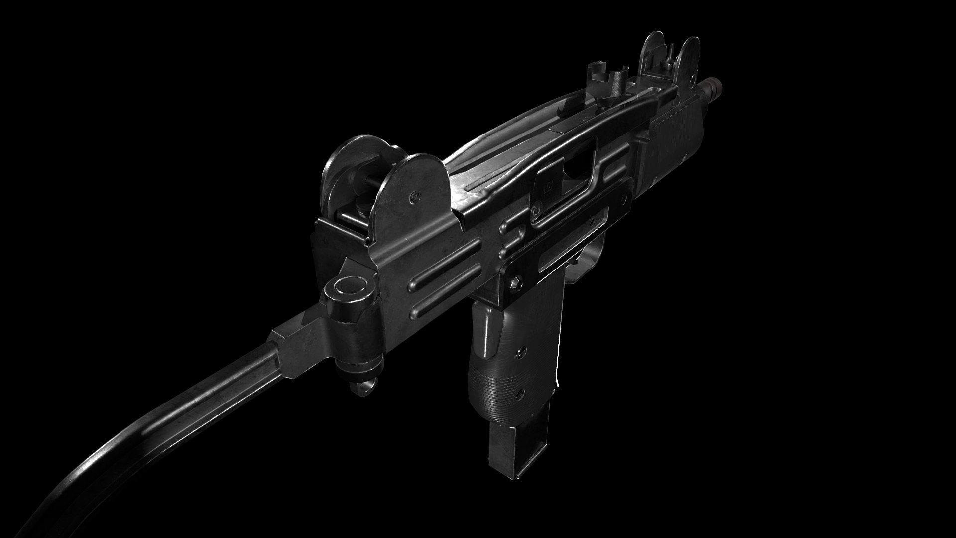 Mini Uzi 3D - TurboSquid 2207312