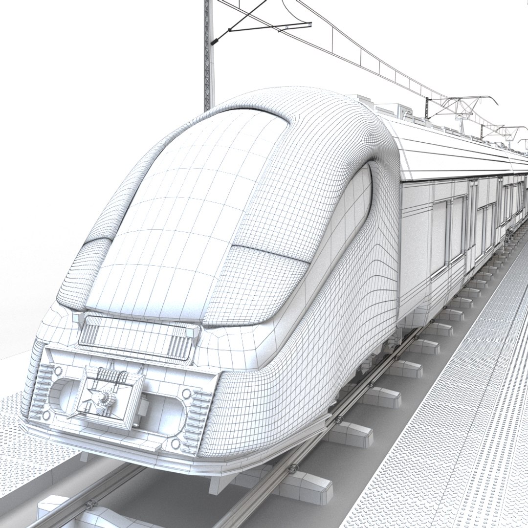 3D Train Railroad Model - TurboSquid 1557834