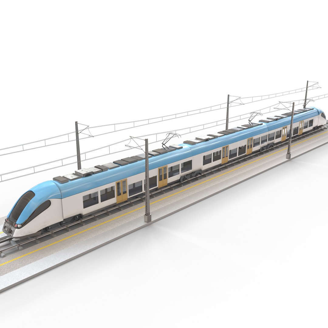 3D Train Railroad Model - TurboSquid 1557834