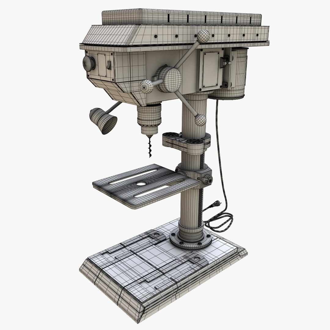 Press Drill Model - TurboSquid 1320153
