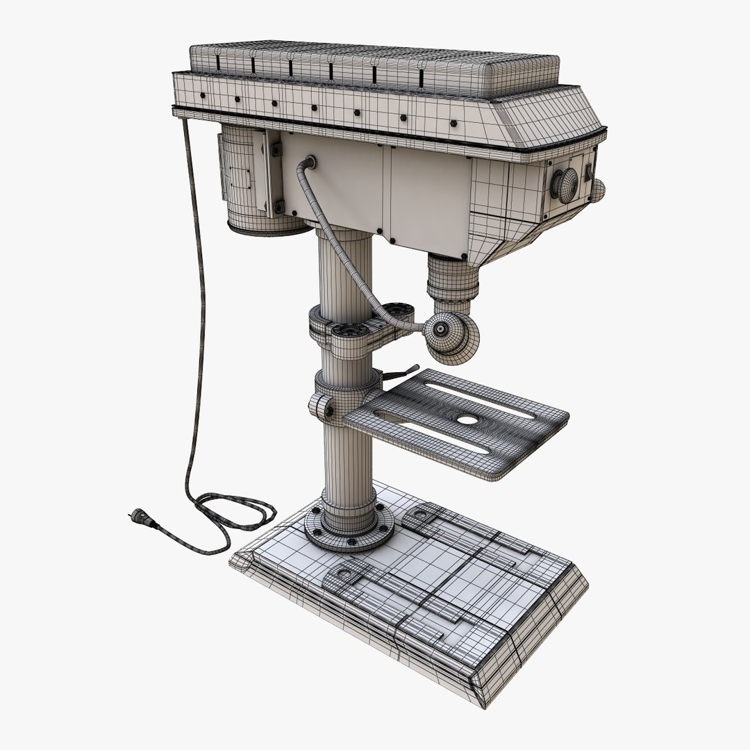Press Drill Model - TurboSquid 1320153