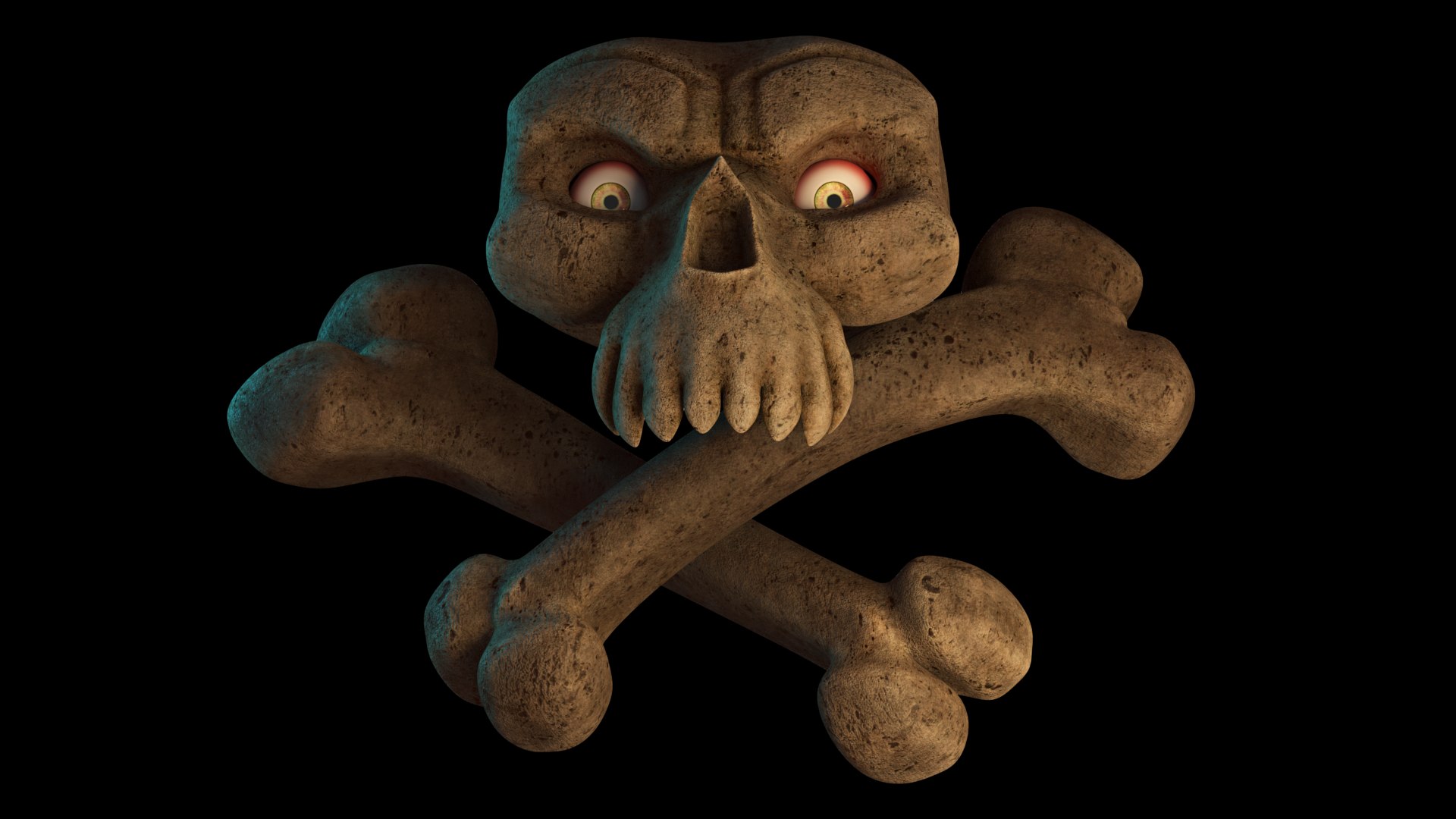 Pirate Skull 3d Obj