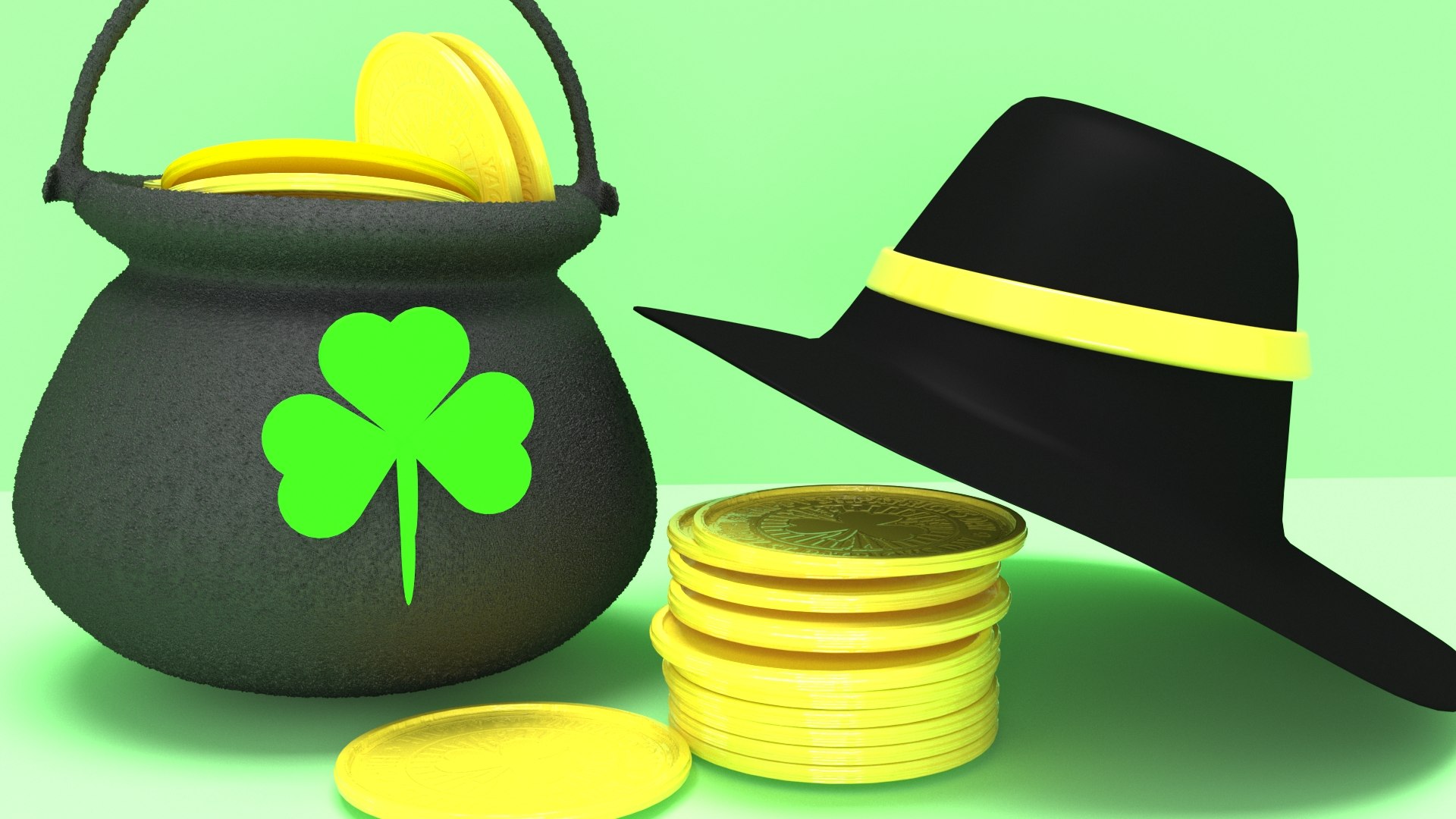 Celebration Hat Pot 3D Model - TurboSquid 1519724