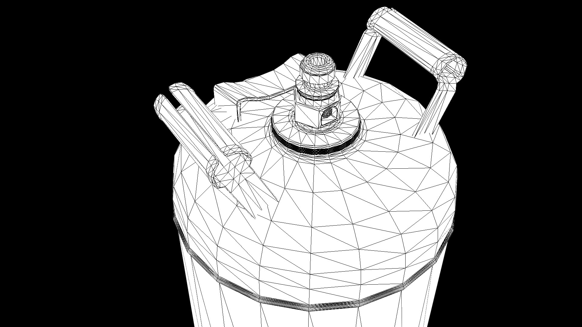3D propane gas cylinder pbr model - TurboSquid 1330111