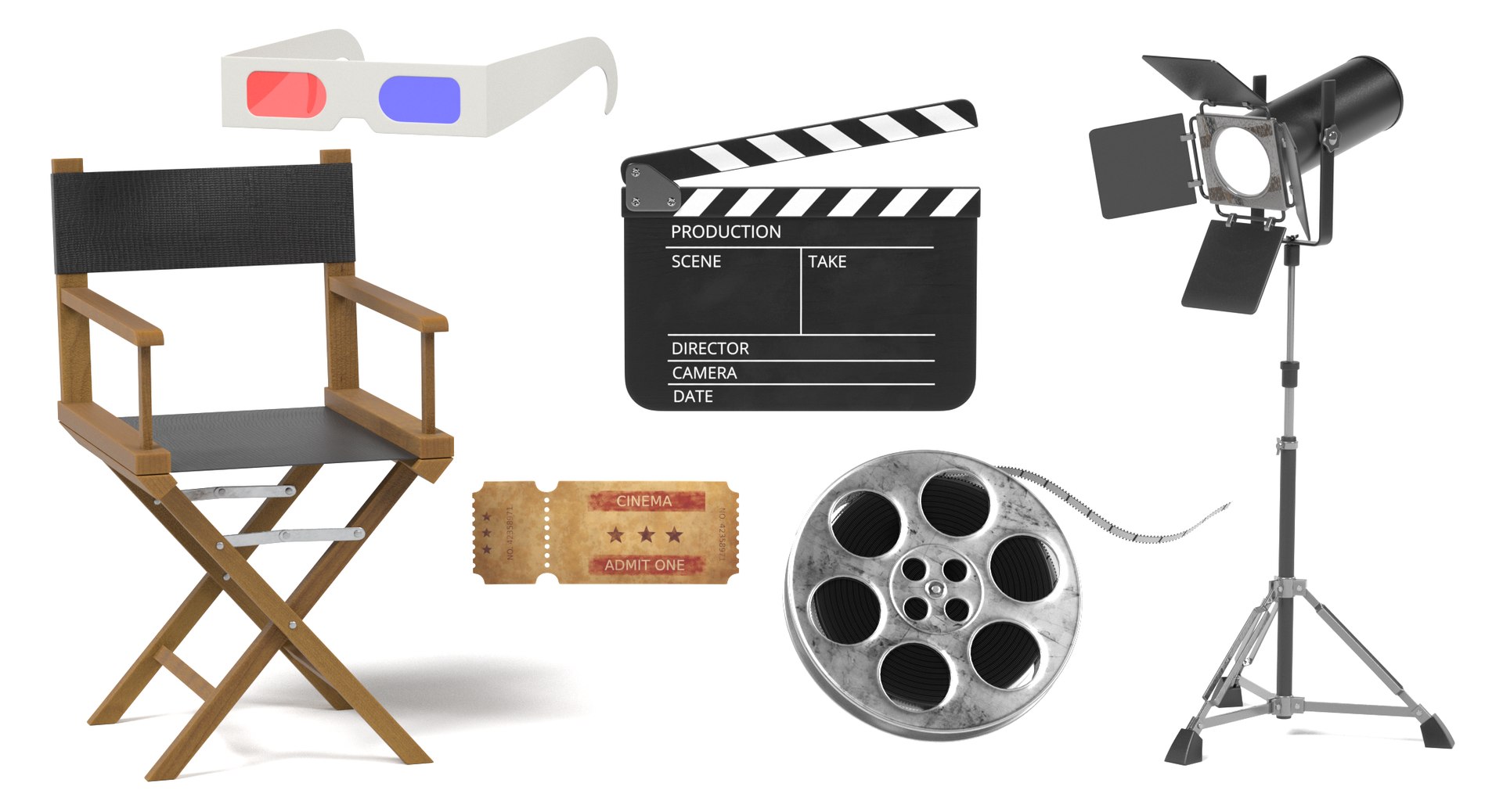 3D Model Movie Set - TurboSquid 1168610