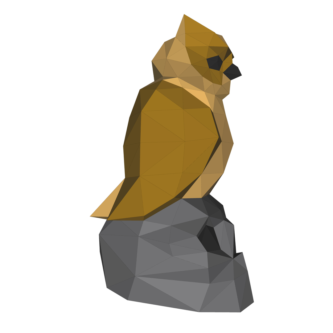 OWL ON SKULL 3D Papercraf 3D Model - TurboSquid 1776983