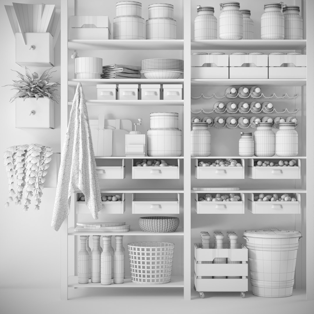 3D Model Kitchen Rack - TurboSquid 1410865