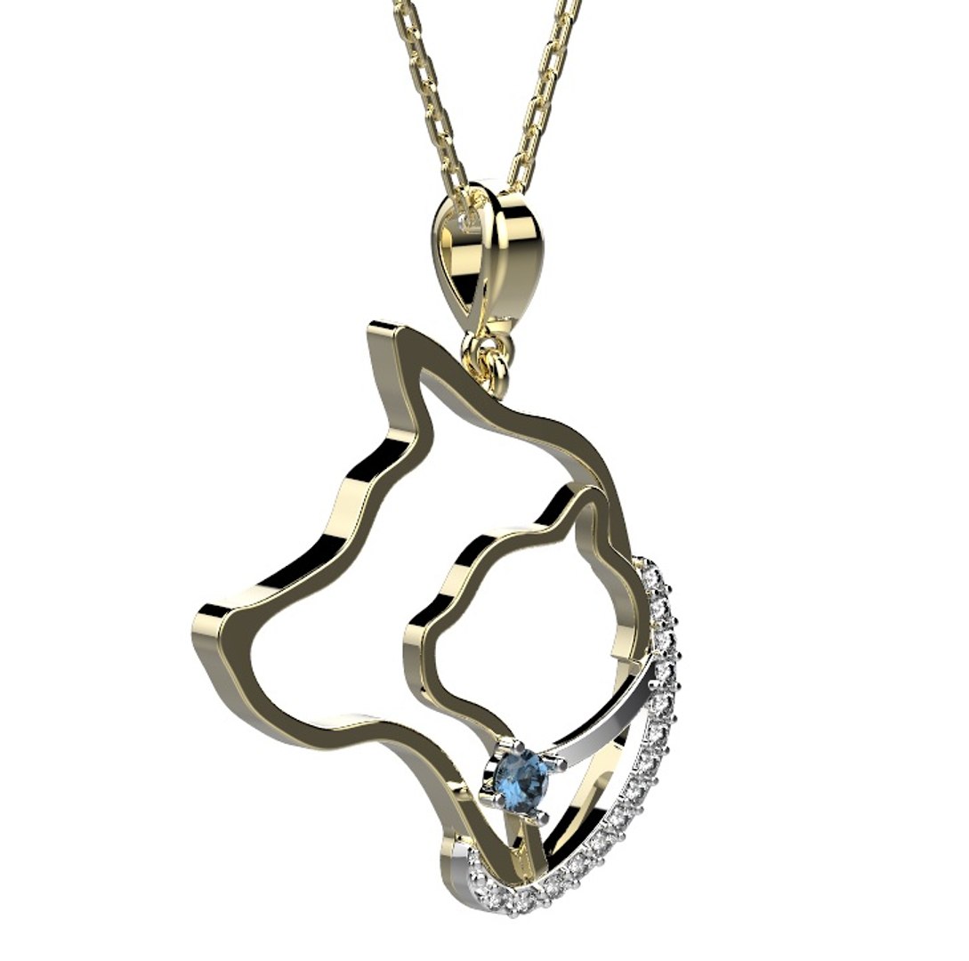 3d Gold Model