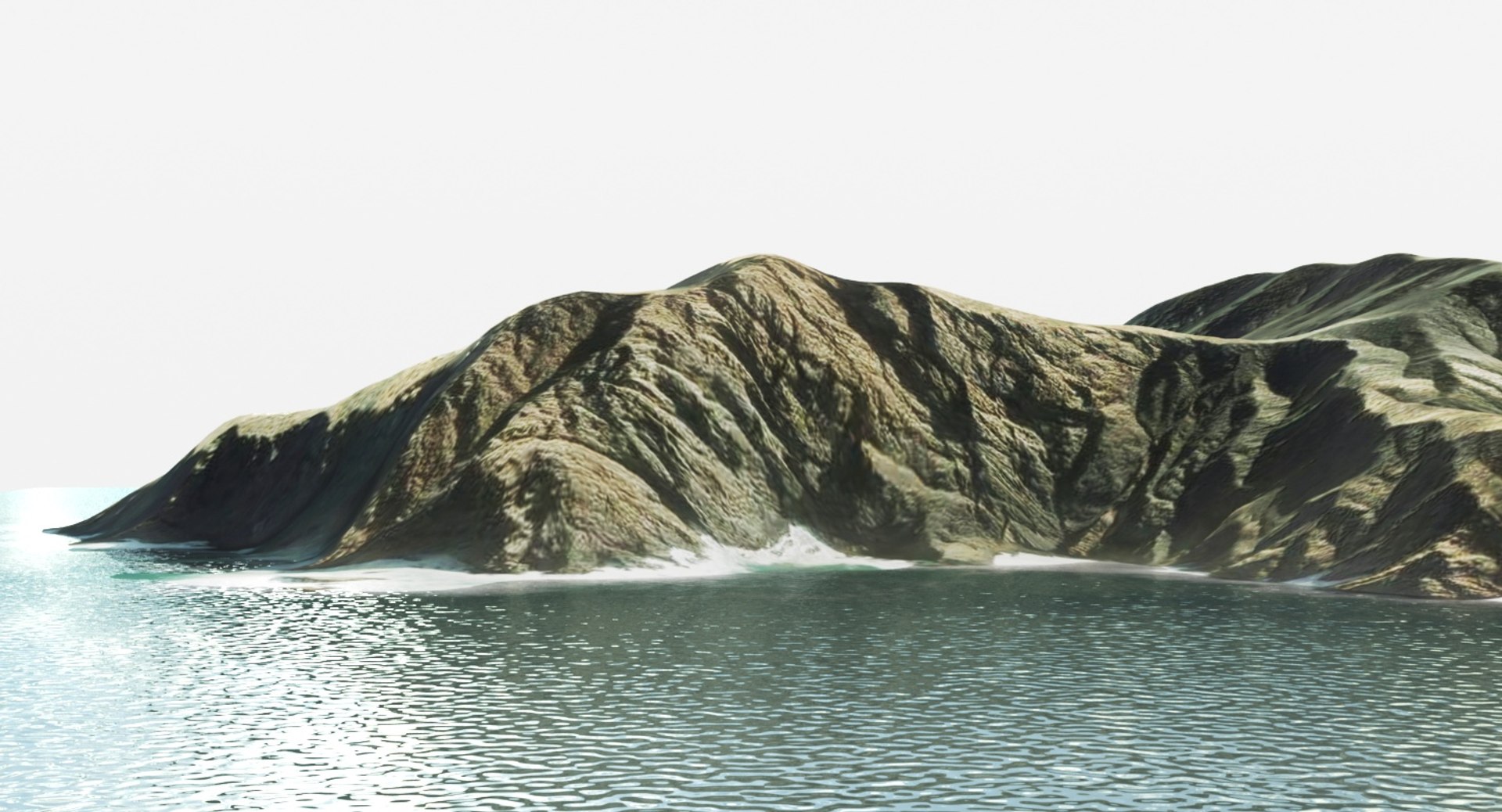 Realistic Terrain 3D Model - TurboSquid 1394202