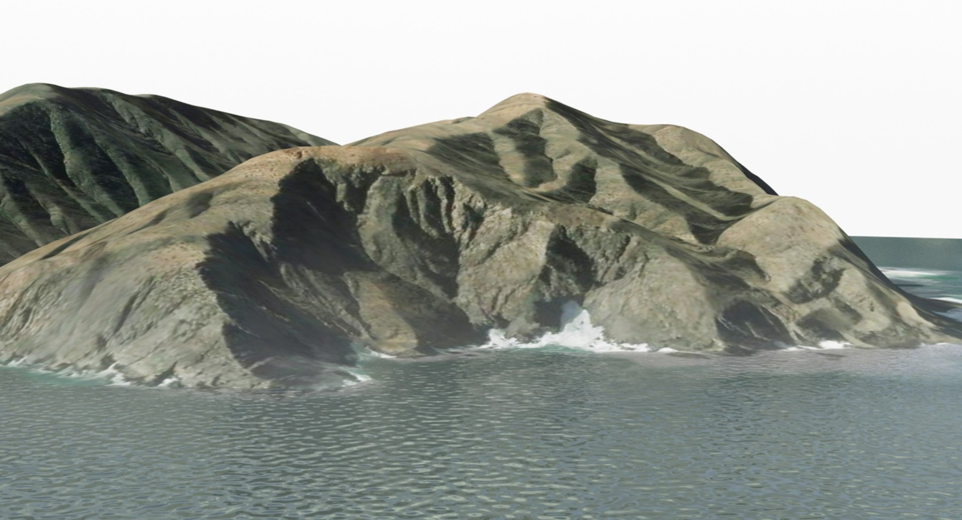 Realistic Terrain 3D Model - TurboSquid 1394202