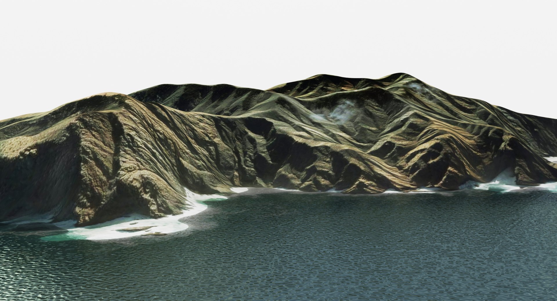 Realistic Terrain 3D Model - TurboSquid 1394202