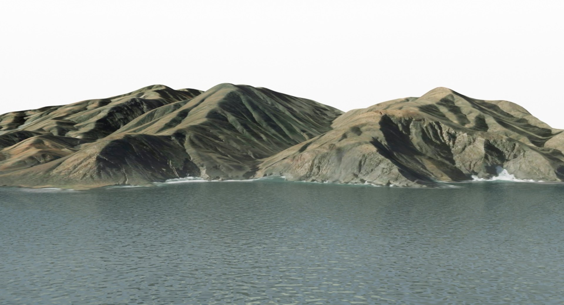 Realistic Terrain 3D Model - TurboSquid 1394202