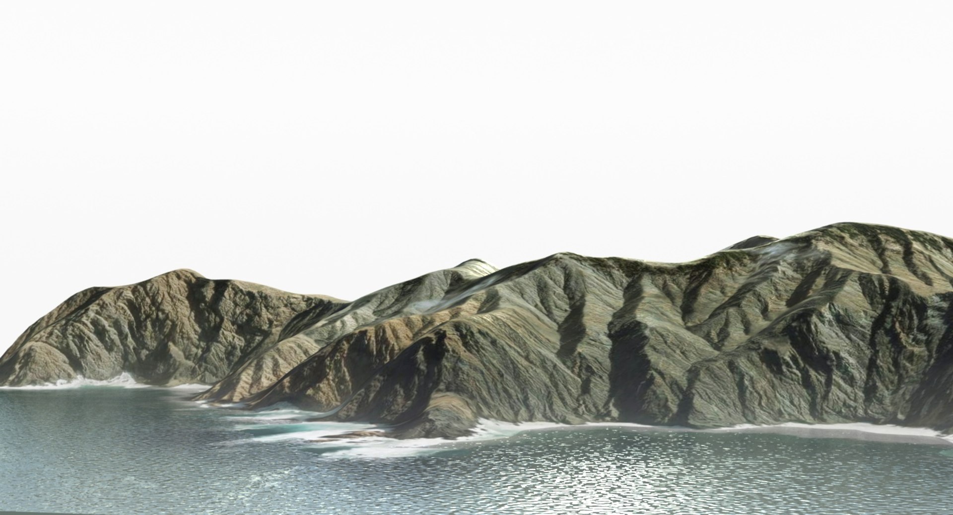 Realistic Terrain 3D Model - TurboSquid 1394202