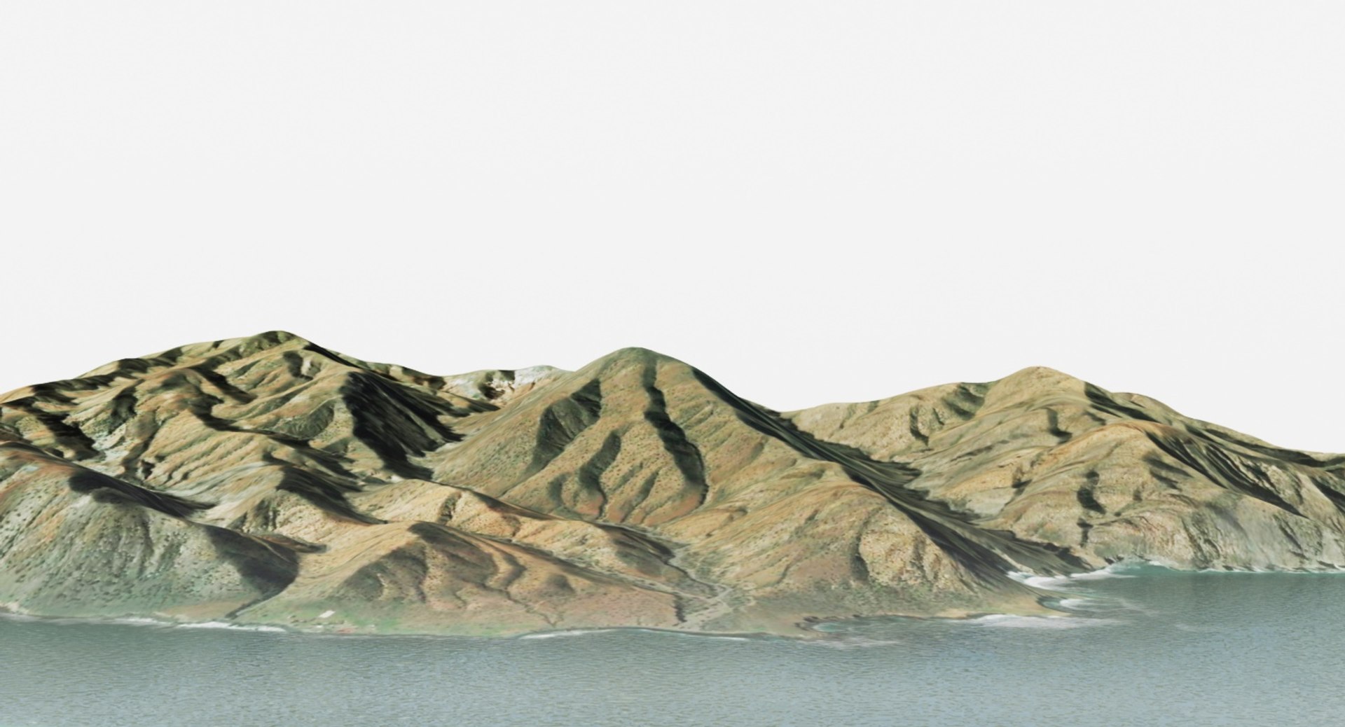 Realistic Terrain 3D Model - TurboSquid 1394202