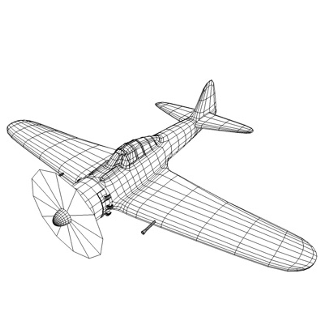 Mitsubishi A6m3 Zero 3d Obj