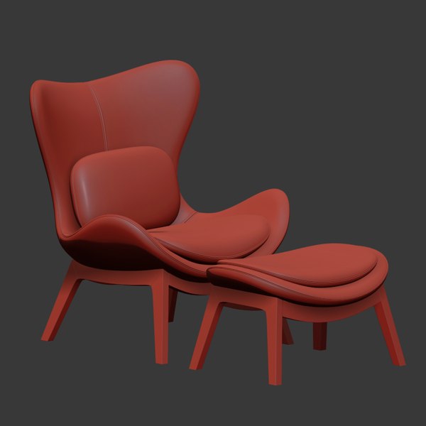 Calligaris lazy armchair pouf model - TurboSquid 1540145