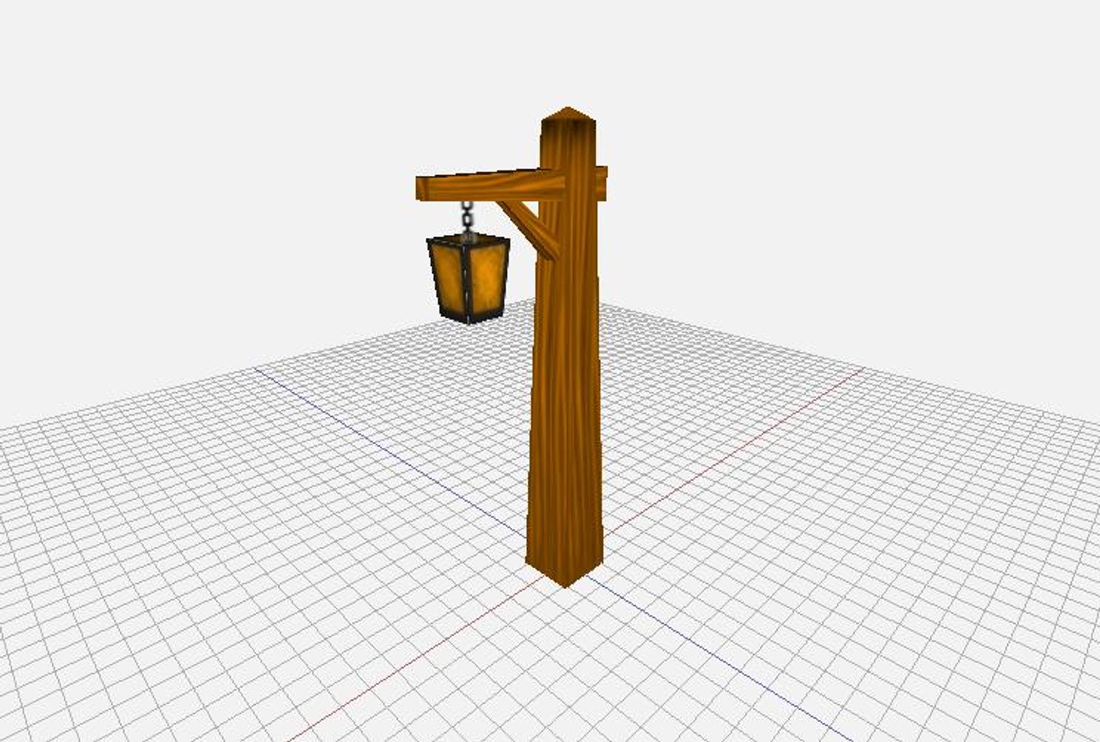 Lamp Post 3d Obj