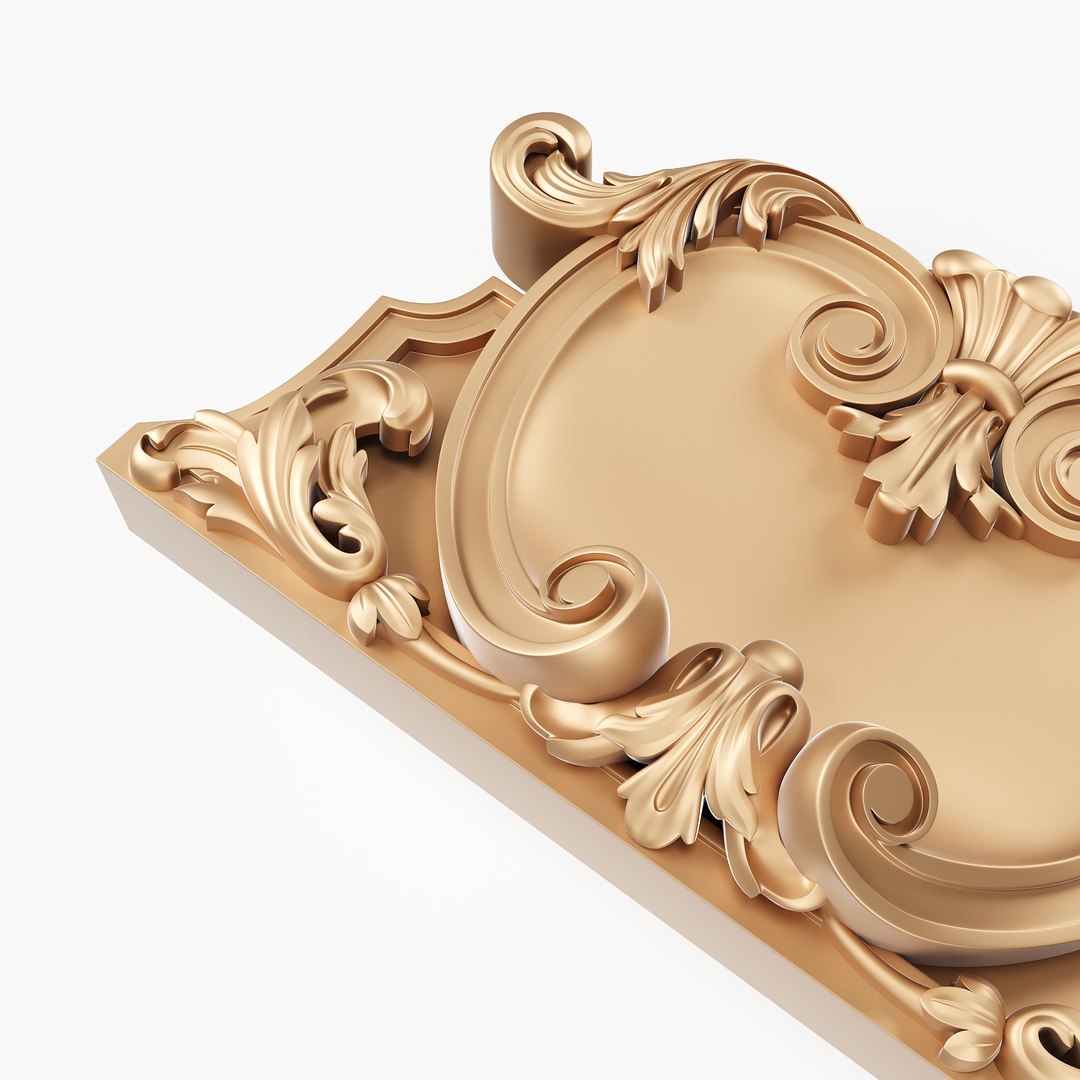 3D Model Cartouche Classic - TurboSquid 2029205