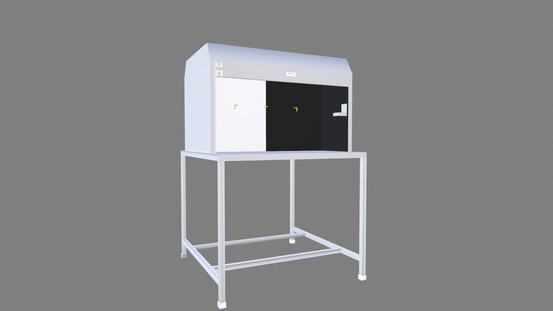 Inspection Booth 3D Model - TurboSquid 2316861