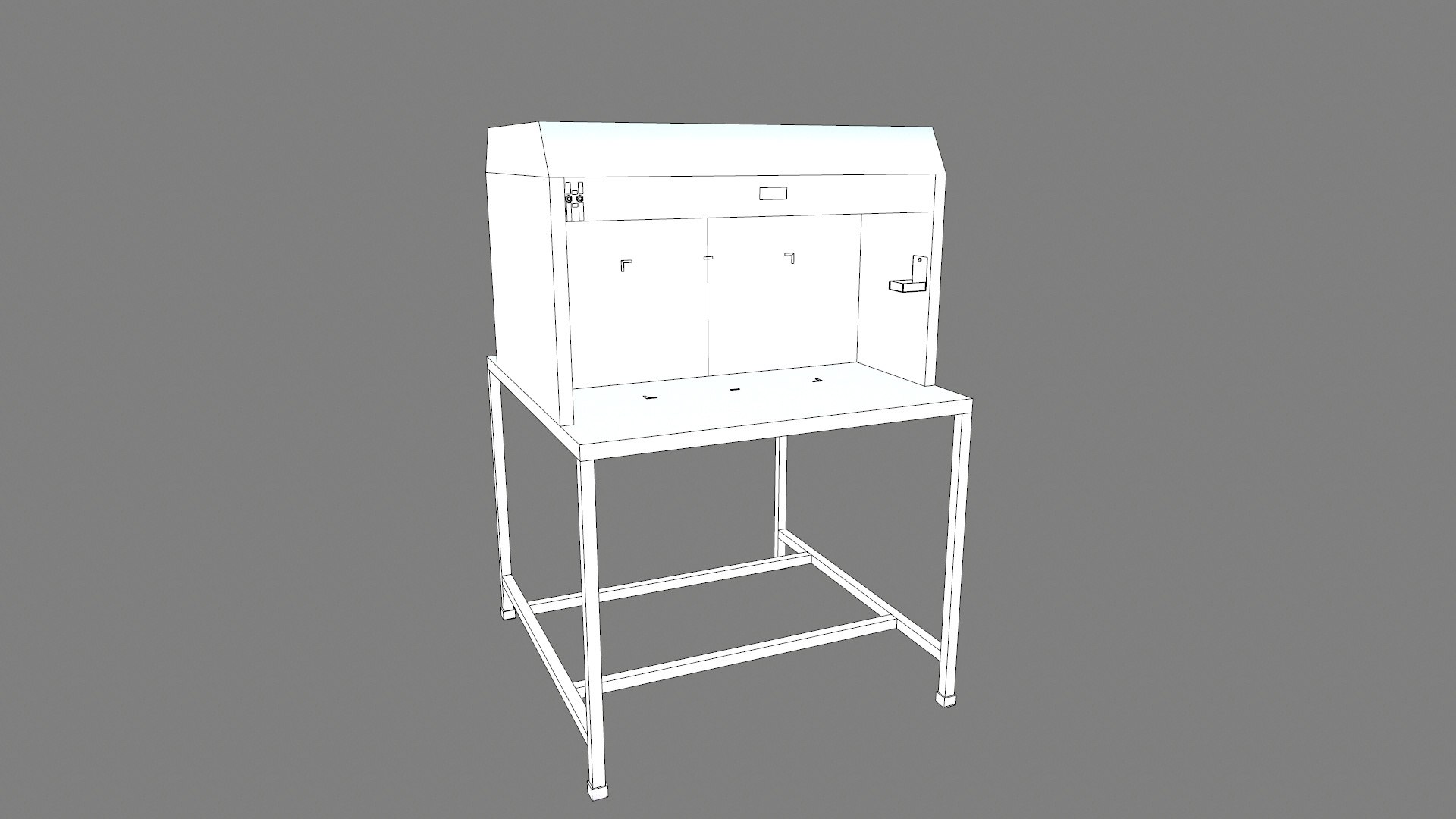 Inspection Booth 3D Model - TurboSquid 2316861