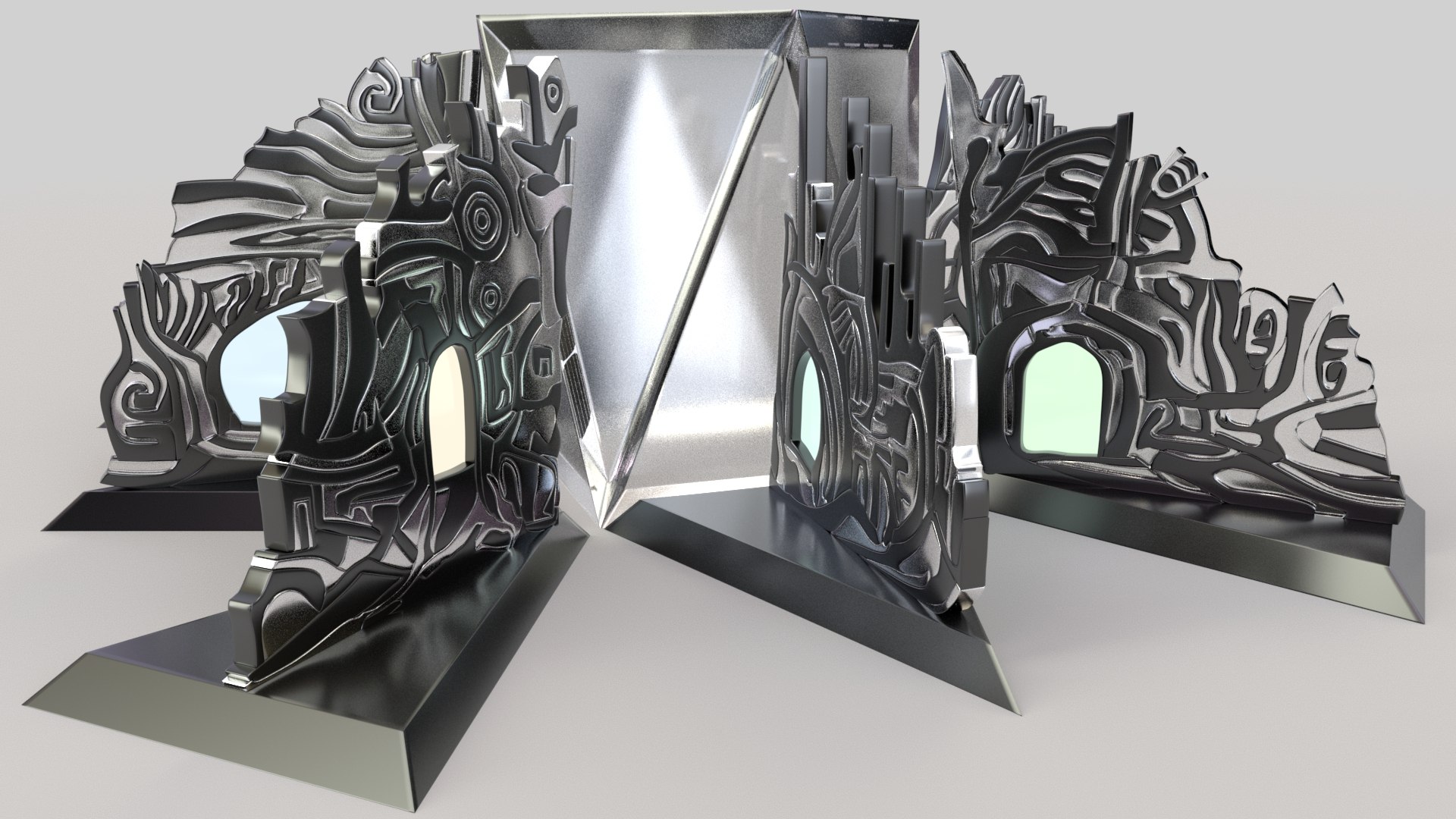 Alien Multiportal Station 3D - TurboSquid 1925295