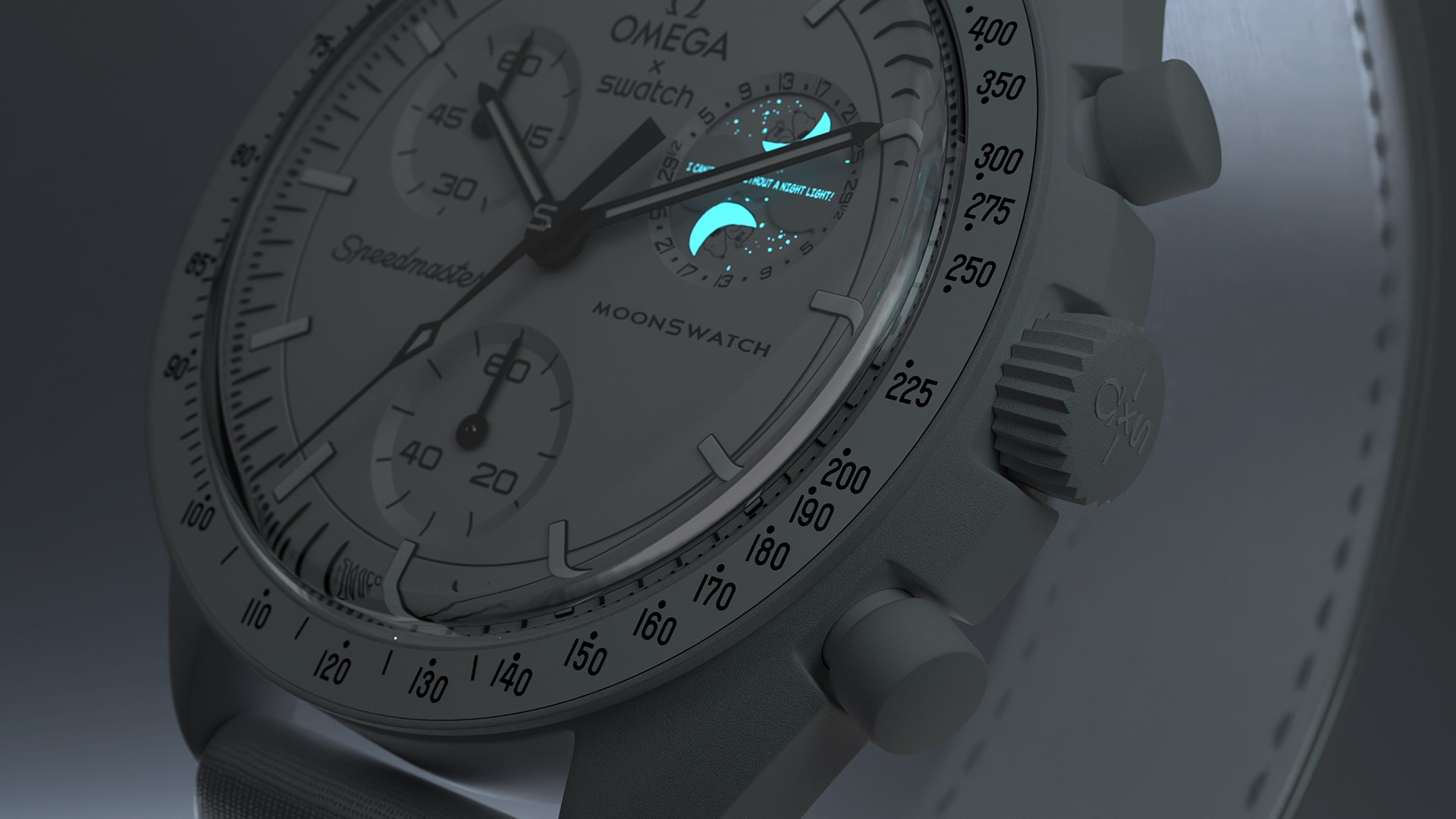 Moonswatch Mission To The Moonphase - Full Moon 3D - TurboSquid 2225416