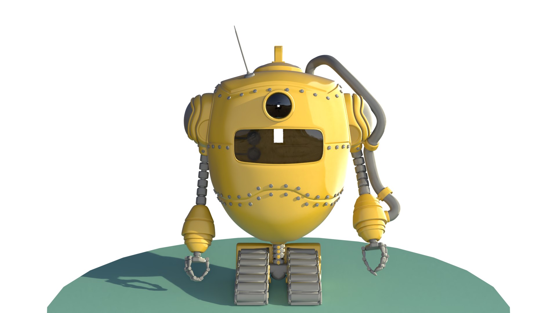 3D Model Robot Cartoon Character Rig - TurboSquid 1447154