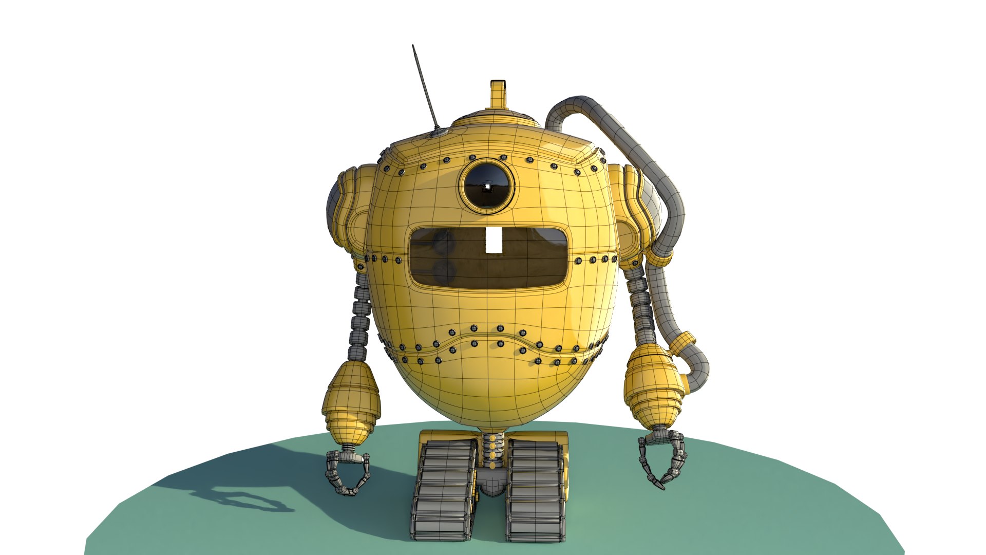3D Model Robot Cartoon Character Rig - TurboSquid 1447154