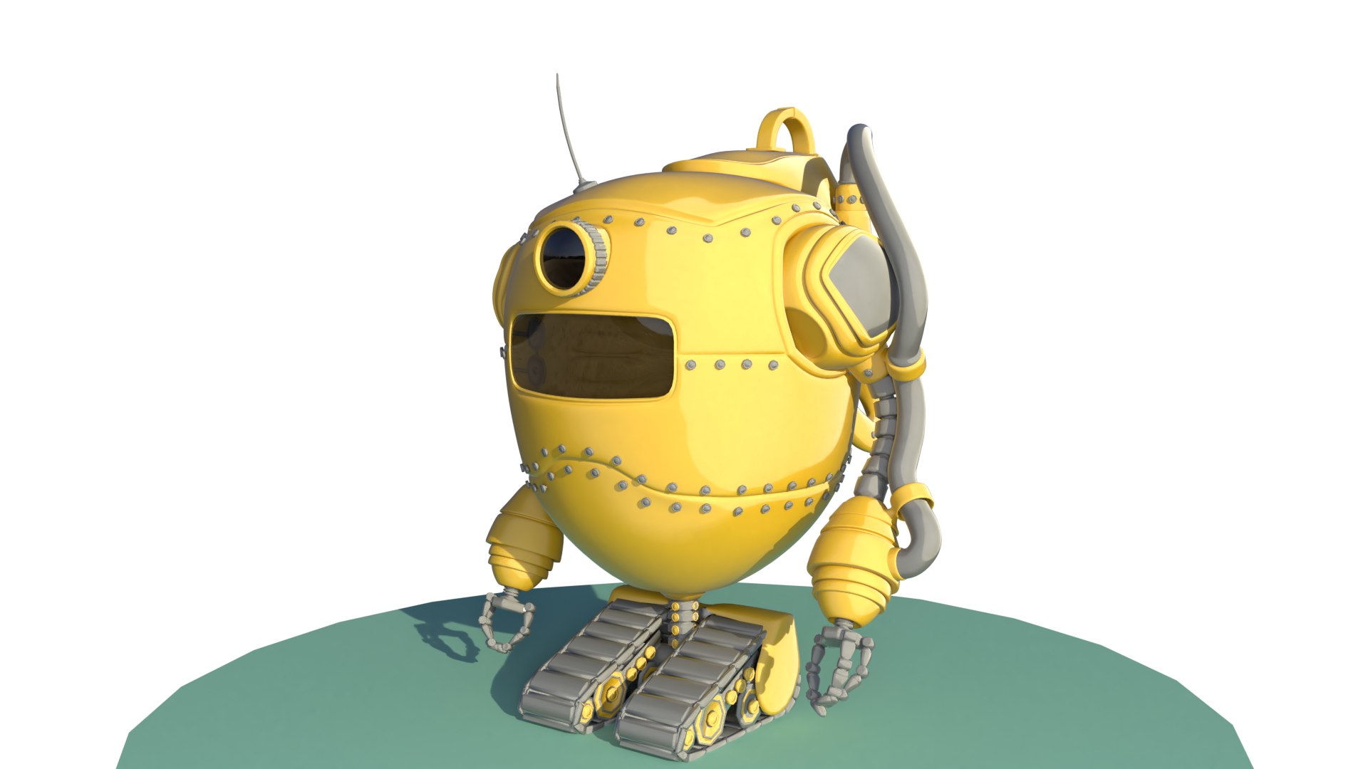 3D Model Robot Cartoon Character Rig - TurboSquid 1447154