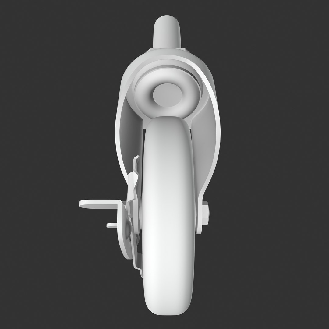 3d Caster Wheel Model