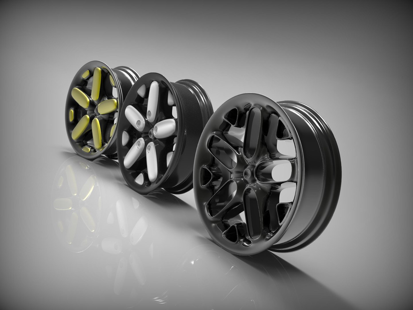 3D Rims 3in1 - TurboSquid 1900144
