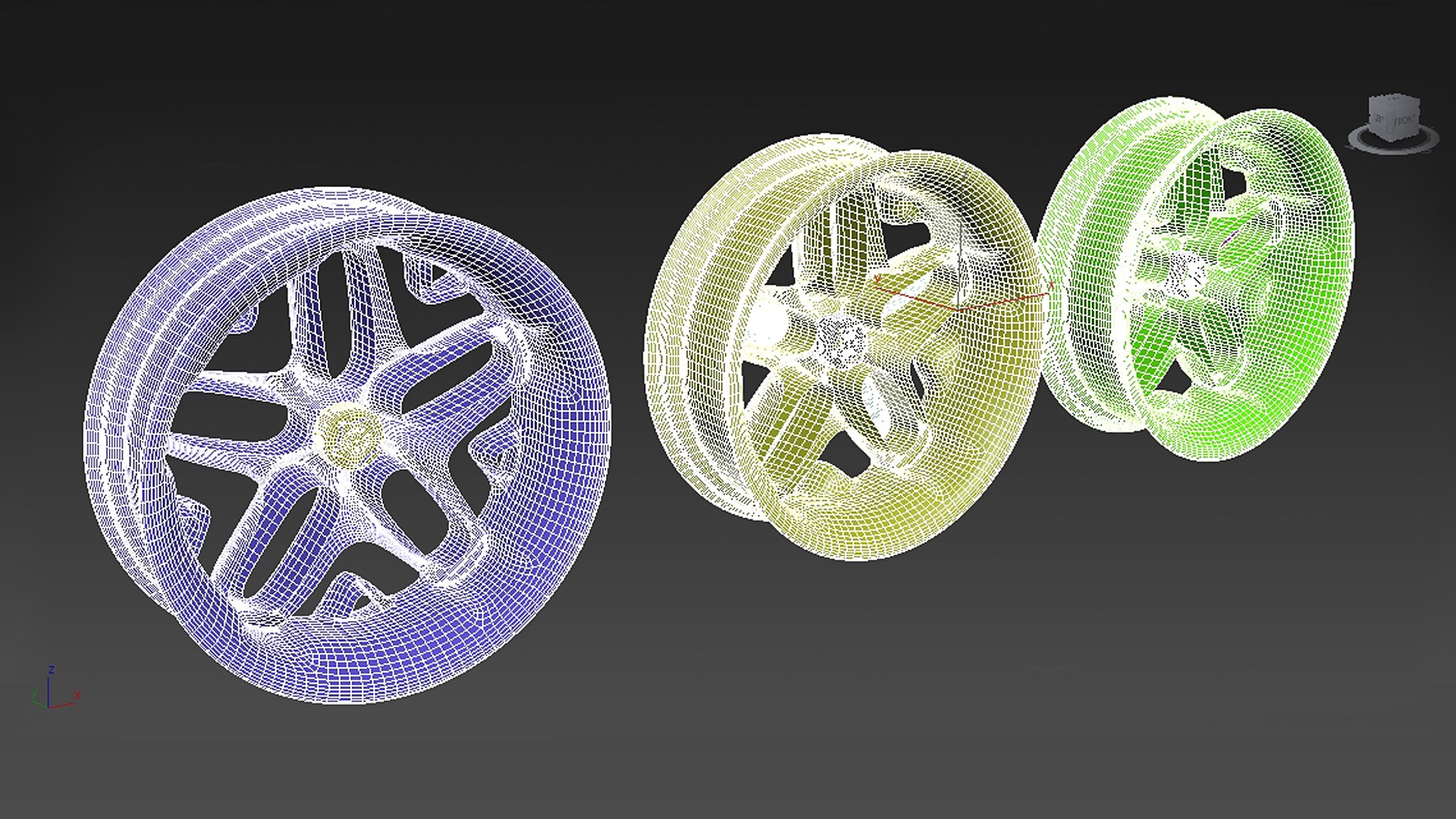 3D Rims 3in1 - TurboSquid 1900144