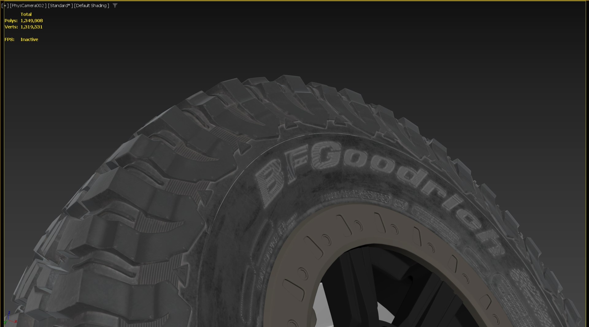 3D Model BFGoodrich MUD TERRAIN TA KM3 Tires - TurboSquid 2277449
